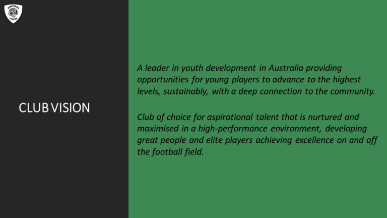 Club Philosophy - Tigers FC